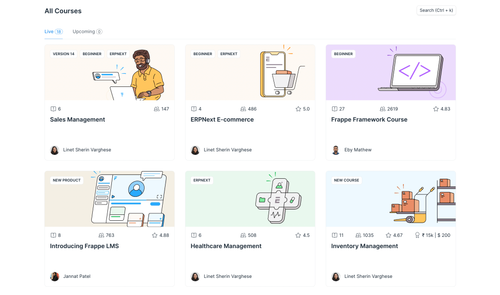Frappe LMS: Hệ thống quản lý học tập mã nguồn mở mạnh mẽ và linh hoạt